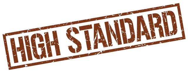 High standard stamp Royalty Free Vector Image - VectorStock