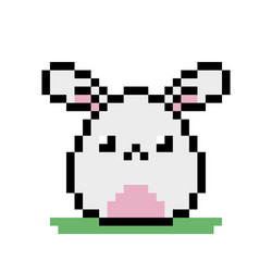 Pixel Rabbit Vector Images (over 300)