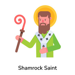 Shamrock saint Royalty Free Vector Image - VectorStock