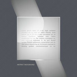 Abstract background with a glass panel Royalty Free Vector