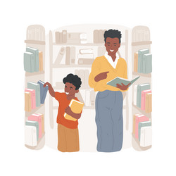 Books isolated cartoon Royalty Free Vector Image