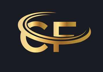Initials Cf Gold Vector Images (over 230)