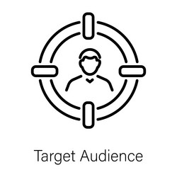 Target reviews Royalty Free Vector Image - VectorStock