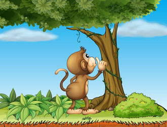 Monkey Tree Vector Images (over 7,000)