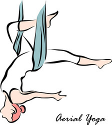 Aerial Yoga Vector Images (over 260)