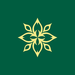 Lotus spa logolotus logospa logo template Vector Image