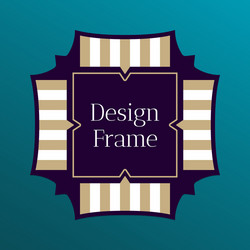 Art frame for text template of design frame Vector Image