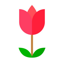 Single Tulip Vector Images (over 860)