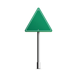 Green Triangle Icon Road Sign Vector Images (over 610)