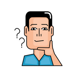 Thinking Avatar Vector Images (over 9,200)