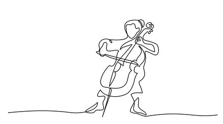 Cello Line Drawing Vector Images (over 180)