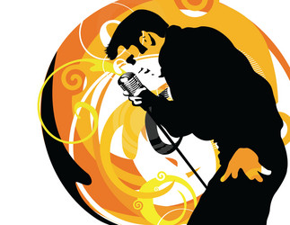 Singer Royalty Free Vector Image - VectorStock