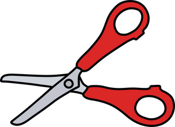 Scissors cartoon Royalty Free Vector Image - VectorStock