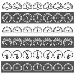 Speed control measure Royalty Free Vector Image