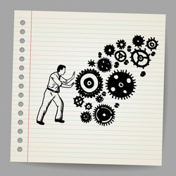 Man Pushing Vector Images (over 11,000)