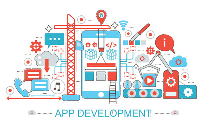 Design project development teamwork creative work Vector Image