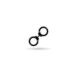 Handcuff icon Royalty Free Vector Image - VectorStock