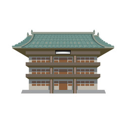 Japan roof icon logo Royalty Free Vector Image