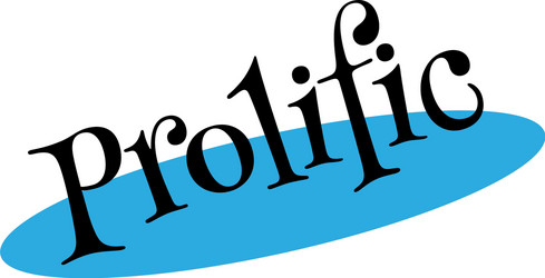 Prolific Vector Images (over 100)