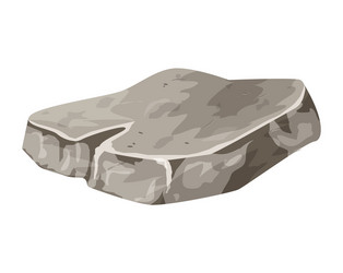 Stone block symbol icon design Royalty Free Vector Image