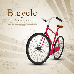Vintage background with motorcycle Royalty Free Vector Image