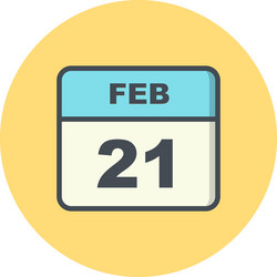 February 21 Vector Images (over 190)