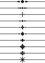 Decorative line ornament element Royalty Free Vector Image