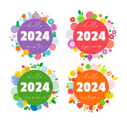 Hello 2024 Vector Images (over 130)