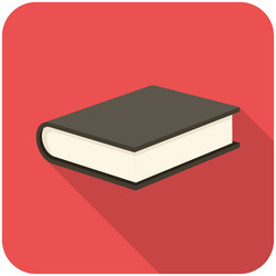 Closed book cartoon symbol icon design beautiful Vector Image