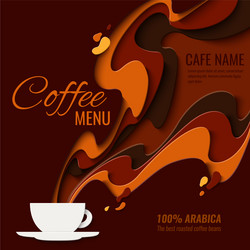 Coffee menu background Royalty Free Vector Image