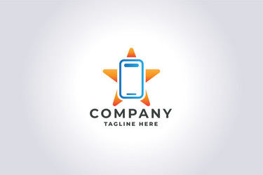 Local mobile logo pro template Royalty Free Vector Image