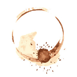 Coffee Stain Coaster Vector Images (16)