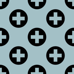 Pale blue medical pattern 2 Royalty Free Vector Image