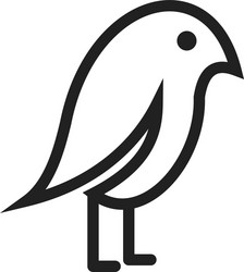 Pet bird Royalty Free Vector Image - VectorStock