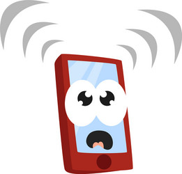 Phone call on a white background Royalty Free Vector Image