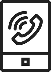 Active call Royalty Free Vector Image - VectorStock