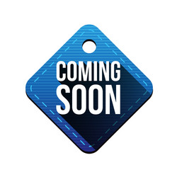 Coming soon badge Royalty Free Vector Image - VectorStock