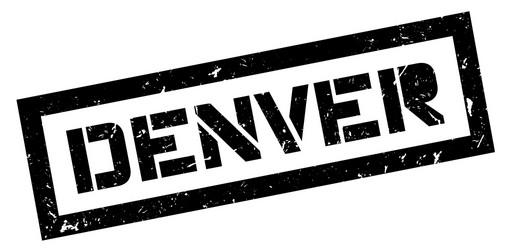 Denver rubber stamp Royalty Free Vector Image - VectorStock