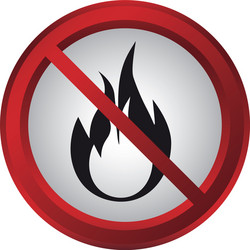 Forbidden signs design Royalty Free Vector Image