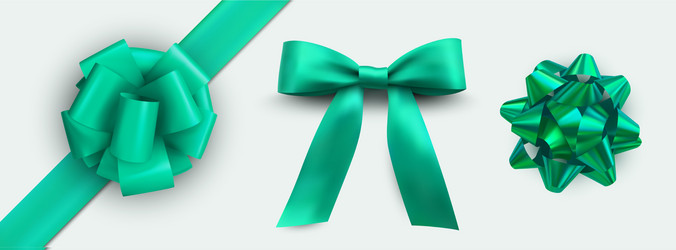 Realistic gift ribbons gifting box package ribbon Vector Image