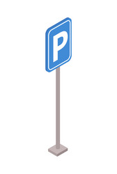Parking spot icon Royalty Free Vector Image - VectorStock