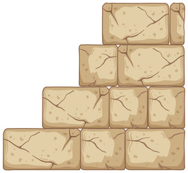 Stone tiles texture in cartoon style Royalty Free Vector