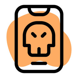 Technology based online abuse or harassment Vector Image