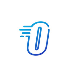 Letter o uppercase tracing practice worksheet Vector Image