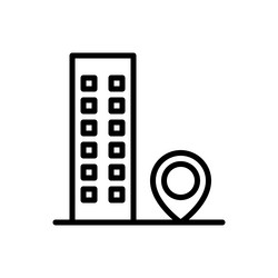 Address icon location Royalty Free Vector Image