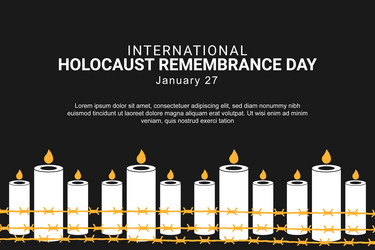 International holocaust remembrance day background