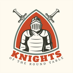 Historical medieval label template Royalty Free Vector Image