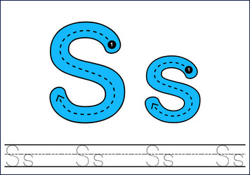 Letter S Flashcards Vector Images (over 750)