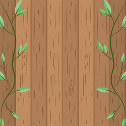 Wooden background cartoon Royalty Free Vector Image