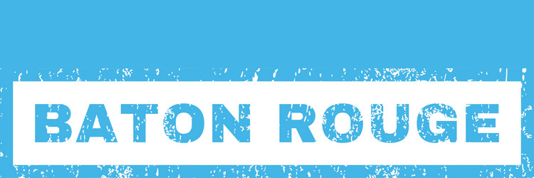 Flag of baton rouge in louisiana usa Royalty Free Vector